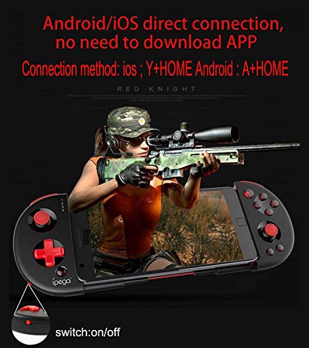 ipega-PG-9087S Wireless Game Controller Mobile phone Gamepad Joystick for Samsung Galaxy S23,S22,S21/Note20,10/oppo/vivo/one plus/LG/Android Smartphone/tablet (Android 6.0 and above)