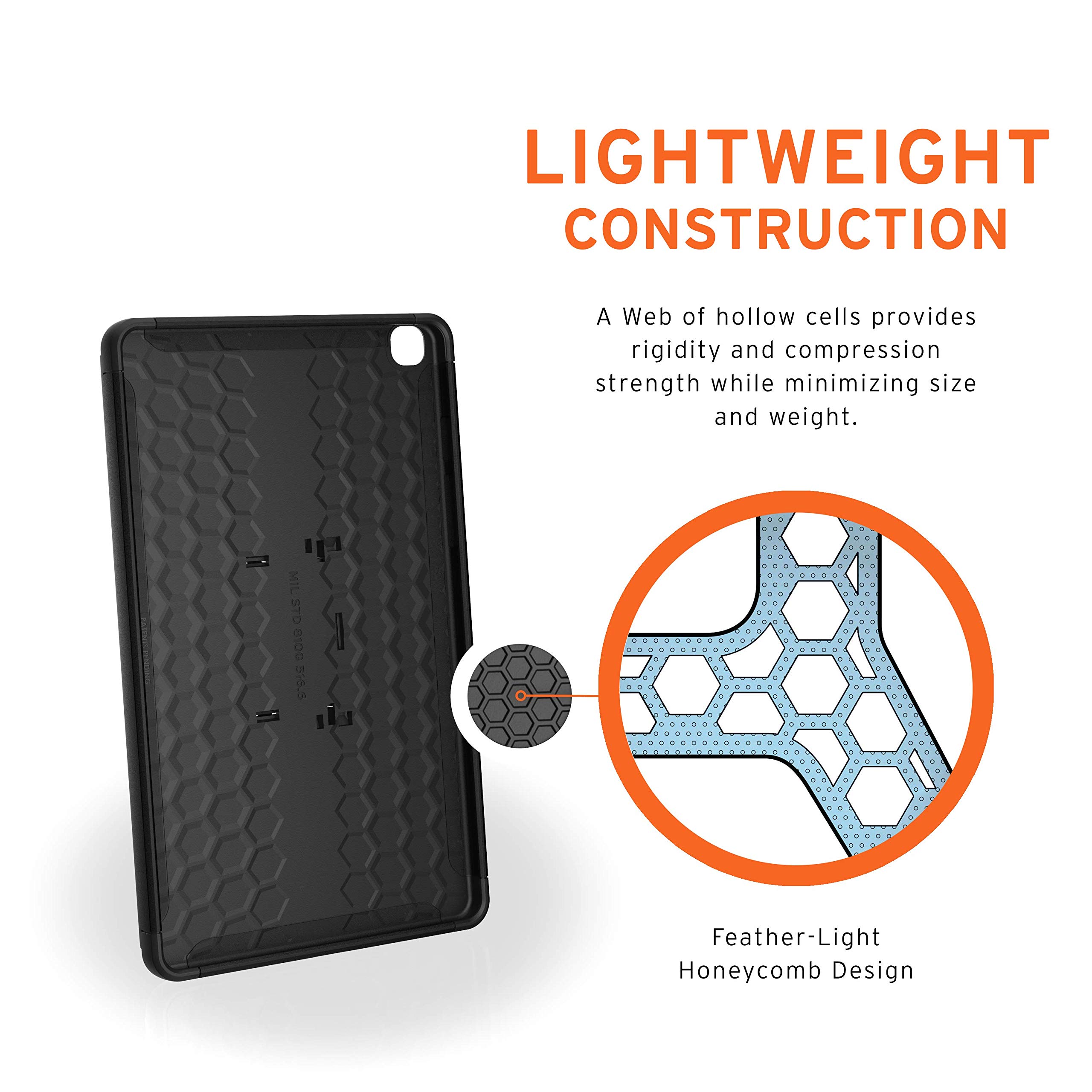 URBAN ARMOR GEAR UAG Samsung Galaxy Tab A 8.4 Case (2020) (SM-T307) Scout with Kickstand [Black] Rugged Military Drop Tested Protective Cover