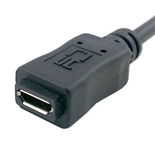 chenyang Micro USB 2.0 Extension Cable,Micro USB 5Pin Male to Female Data Charging Extension Cable for Dash Cam/GPS/Camera 4.92FT/1.5M