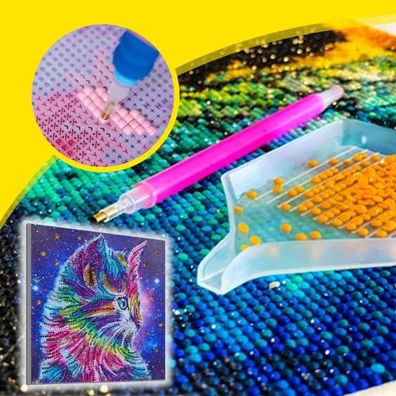 5D DIY Diamond Painting Mermaid 16X20 inches Full Round Drill Rhinestone Embroidery for Wall Decoration