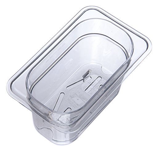 Carlisle FoodService Products 1033507 StorPlus Ninth Size Polycarbonate Drain Shelf, Clear