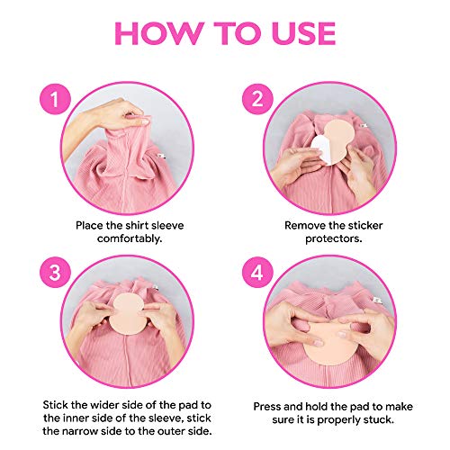 Large Underarm Sweat Pads for Women - Armpit Sweat Pads for Women and Men [100 PCS], Under Arm Sweat Pad for Hyperhidrosis and Sweating – Dress Shields/Guards for Armpit Protection