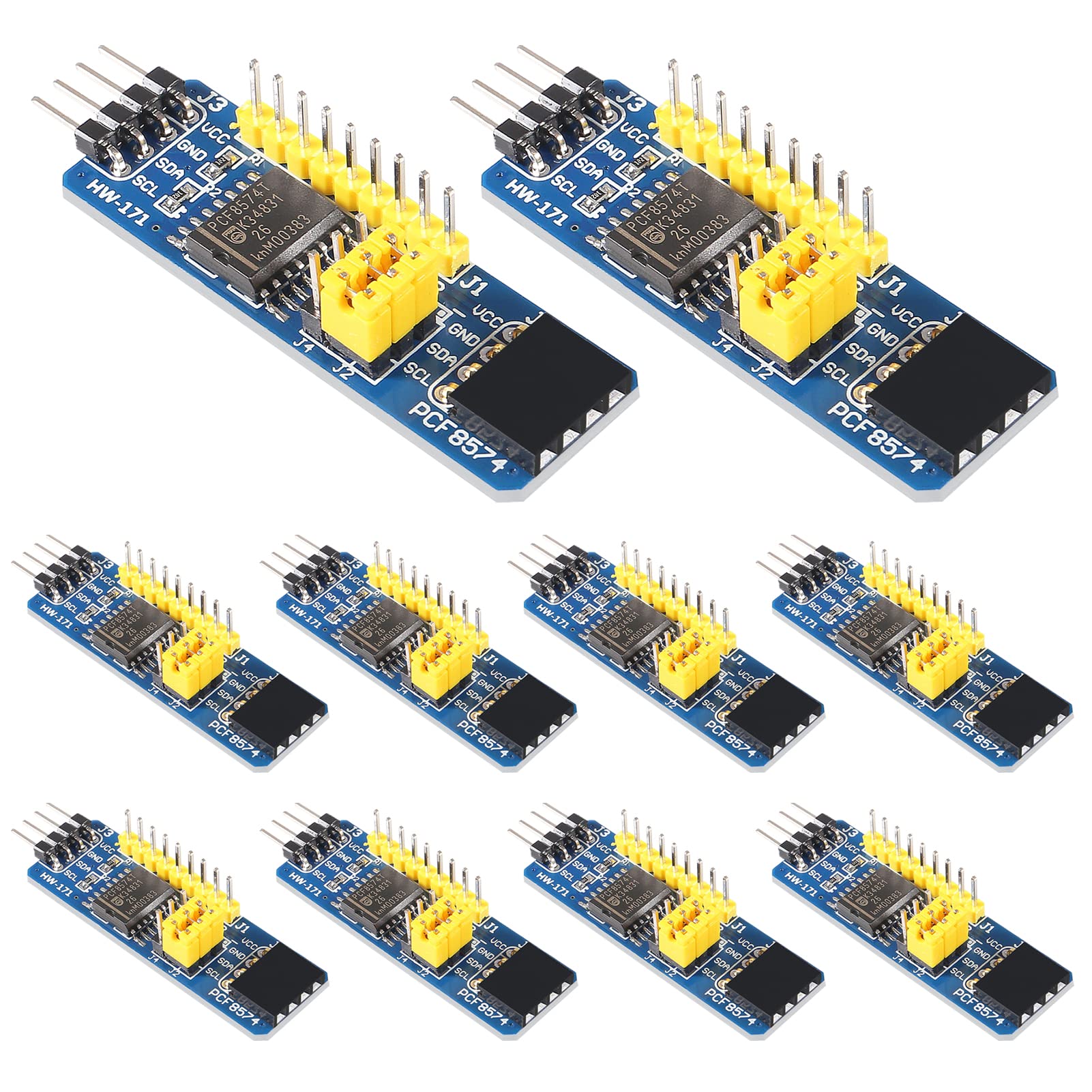 ALMOCN 10pcs PCF8574 IO Expansion Board I/O Expander I2C-Bus Evaluation Development Module for Arduino Raspberry Pi