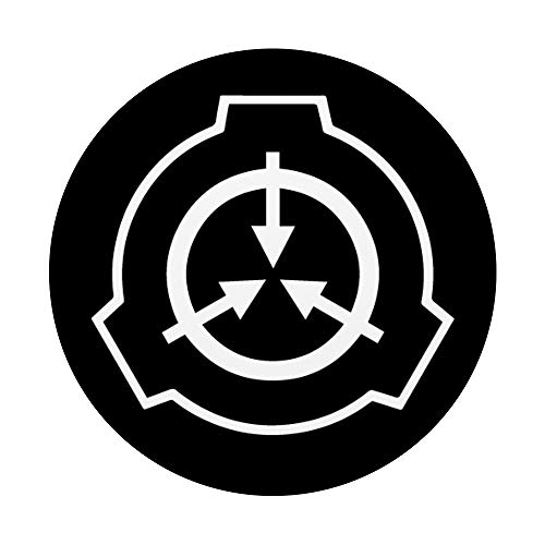 SCP Foundation Logo Front and Back Print PopSockets PopGrip: Swappable Grip for Phones & Tablets