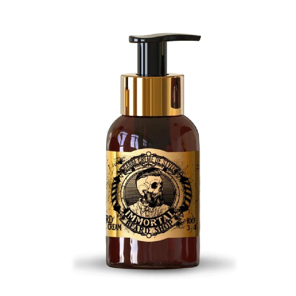 Immortal NYC 'Beard Cream' - 3.4 Oz - Beard Balm For Men- Beard Butter For Men - Beard Conditioner - Beard Softener - Beard Growth For Men - Beard Products For Men - Facial Hair Growth For Men