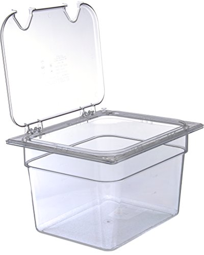 Carlisle FoodService Products 10223B07 StorPlus Half Size Food Pan, Polycarbonate, 8" Deep, Clear