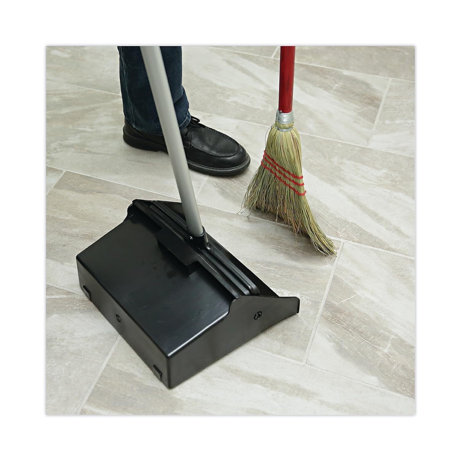 Boardwalk 951TCT Lobby/Toy Broom, Corn Fiber Bristles, 39-Inch Wood Handle, Red/Yellow, 12/Carton