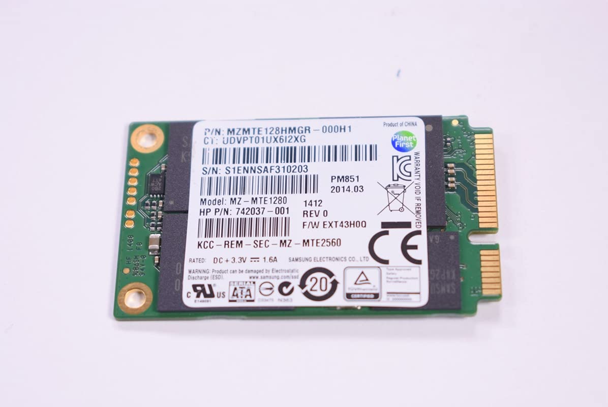 FMB-I Compatible with 730944-001 Replacement for Hp 128GB SSD HDD Mini Pcie Msata Hard Drive