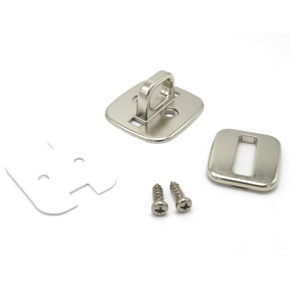 Security Anchor Base Plate for Keyed or Combination Cable Locks,Desk Mount Anchor Accessory for Cable Locks 2 Pack