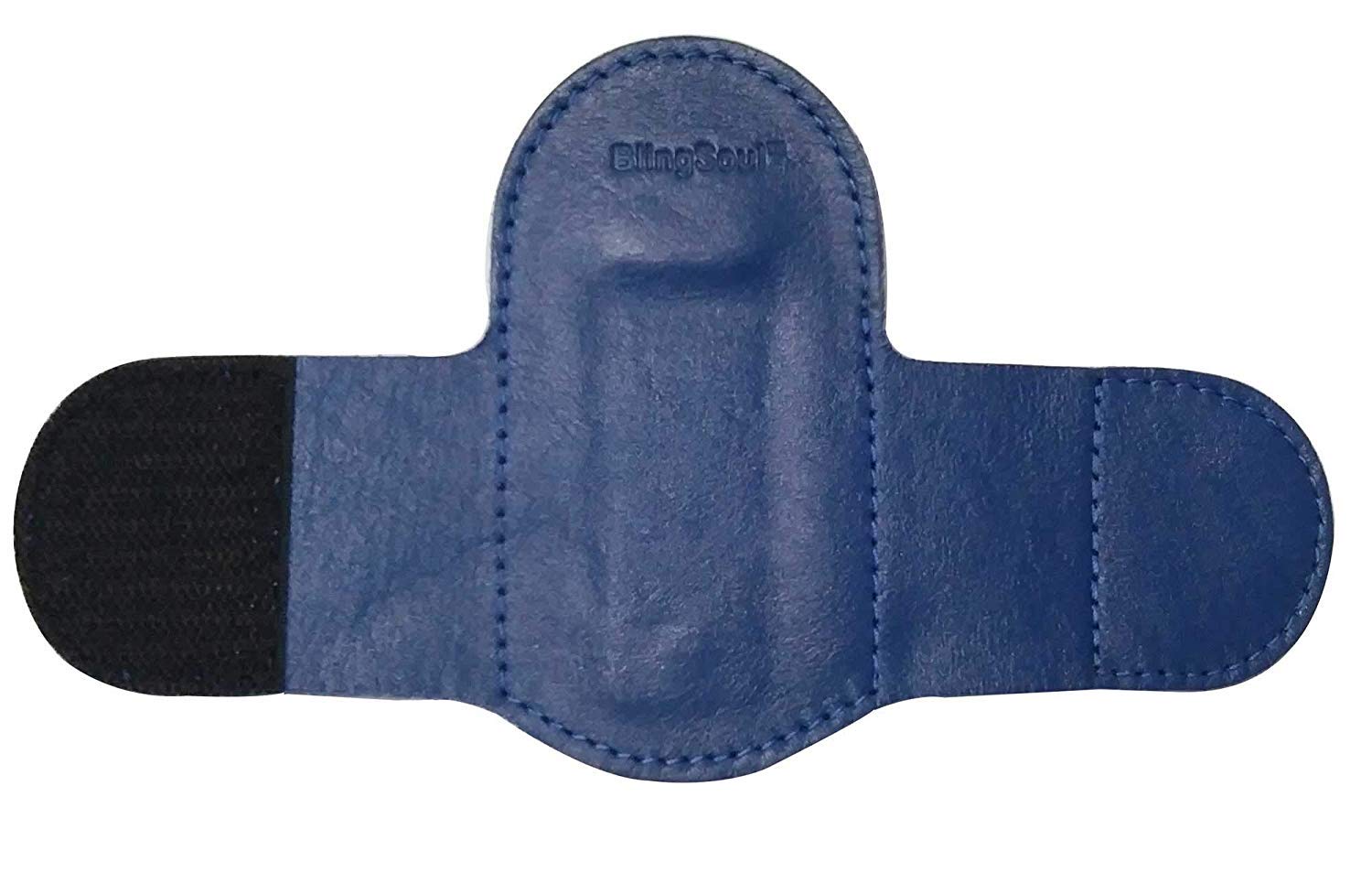 Blingsoul Blue Leather Stethoscope Holder for Women and Men - Stethoscope Case Hip Clip, Medical Nursing Essentials Stethoscope Case for Nurses Holster Cover Kit for Physicians Cardiologist Doctor
