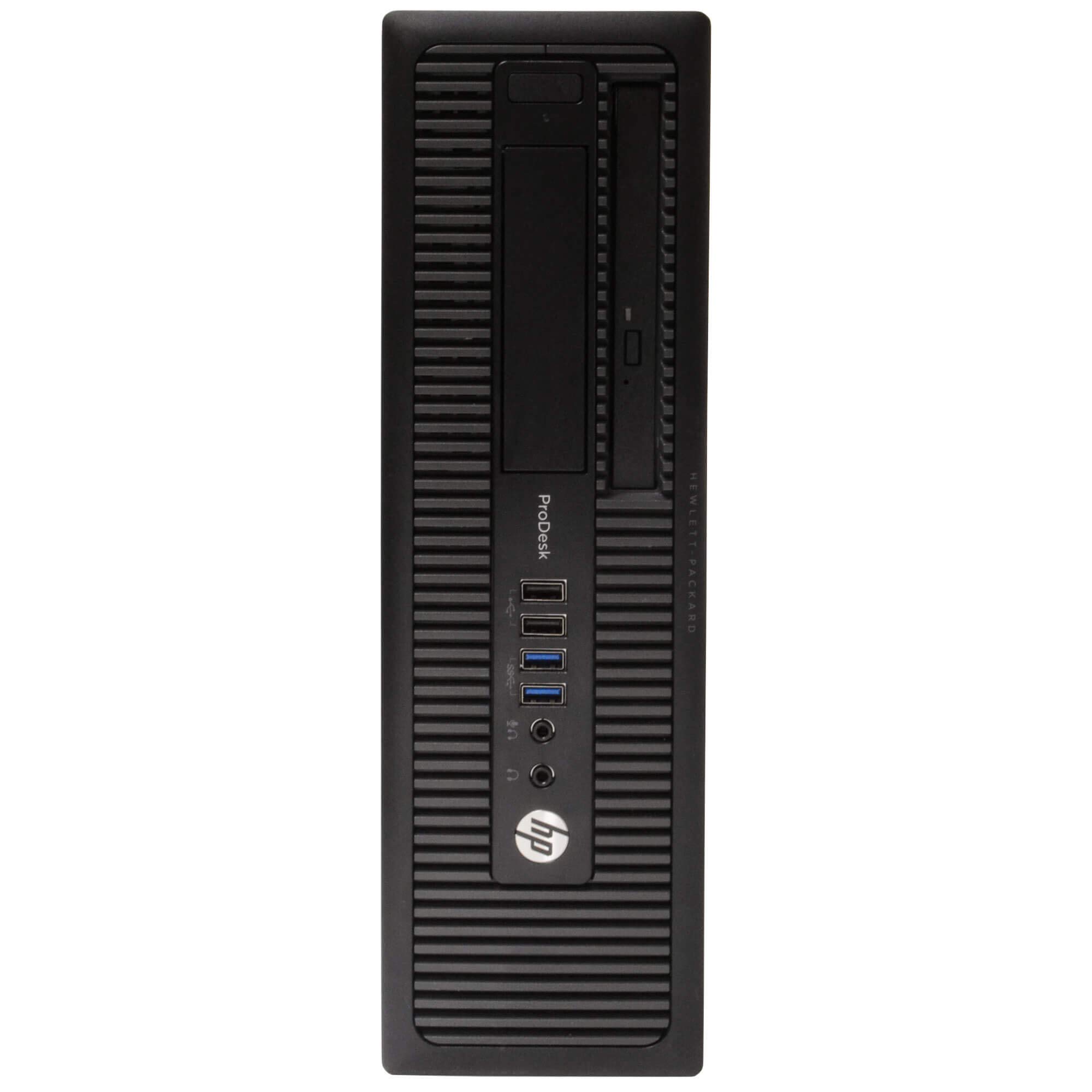 HP ProDesk 600G1 Desktop Computer PC, Intel Quad-Core i5, 500GB HDD Storage, 4GB DDR3 RAM, Windows 10 Home, DVD, WiFi, New 24in Monitor, Wireless Keyboard and Mouse (Renewed)