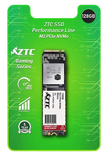 ZTC 128GB M.2 NVMe PCIe 80mm SSD Astounding Performance and High-Endurance Great Upgrade for Gaming Model ZTC-PCIEG3-128G
