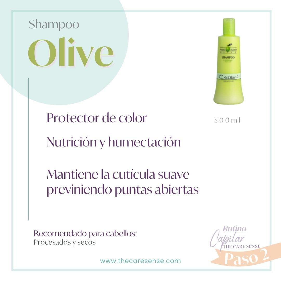 Chihtsai Volume Moisture Olive Shampoo (17oz/500ml)