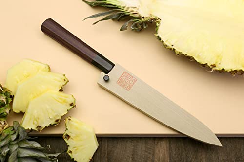 Yoshihiro Ice Hardened Stainless Steel Japanese Chef Knife Set (Gyuto (210mm) & Petty (150mm))