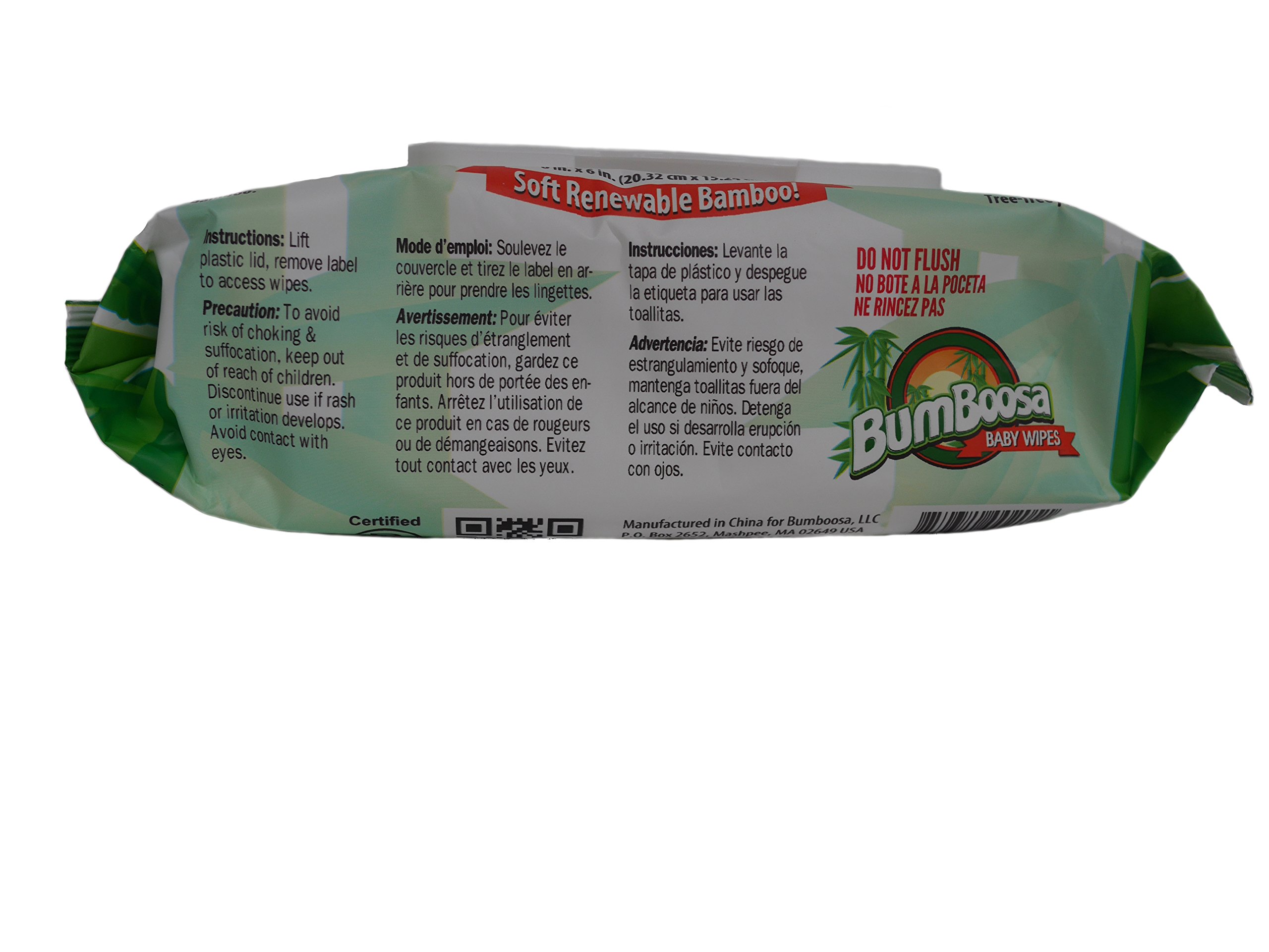 Bum Boosa Bamboo Products Baby Wipes - 12 Packs/960 Count - Thicker, Stronger, Absorbent, Easy Dispensing, Hypoallergenic, Natural Scent, Eco-Friendly