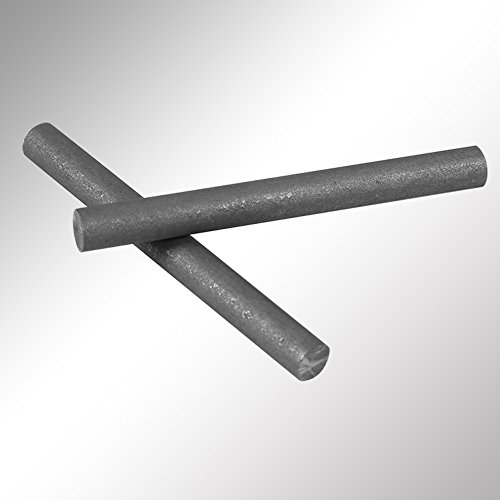 5Pc Graphite Rod Length 100mm Diameter 10mm Electrode Cylinder Rod 99.9% Carbon Graphite Rod Black for Metallurgy, Chemical Industry and Light Industry