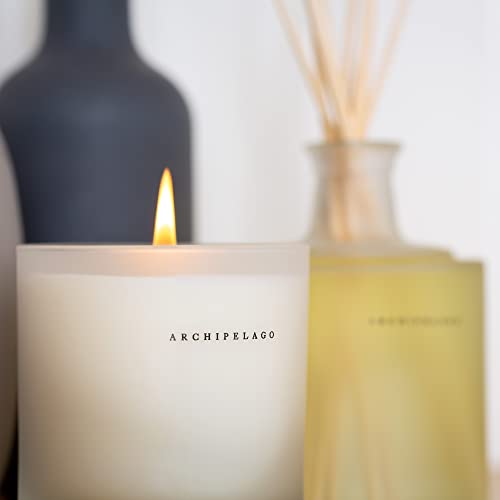 Archipelago Botanicals Luna Boxed Candle. Citrus Scent of Lemon Verbena, Lavender and Thyme. Natural Coconut Wax Burns 60 Hours (10 oz)