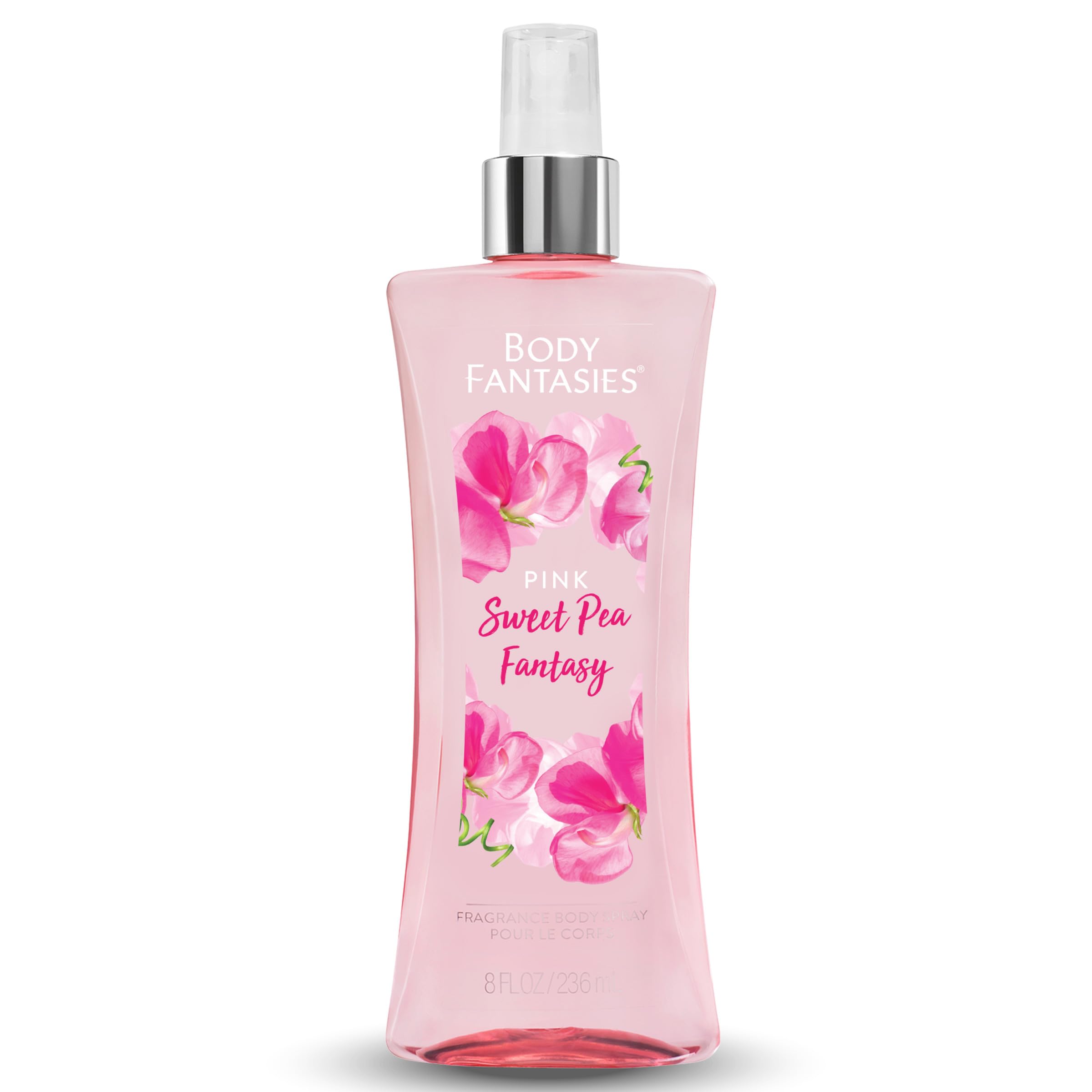 Body Fantasies Signature Fragrance Body Spray, Pink Sweet Pea Fantasy, 8 fl oz