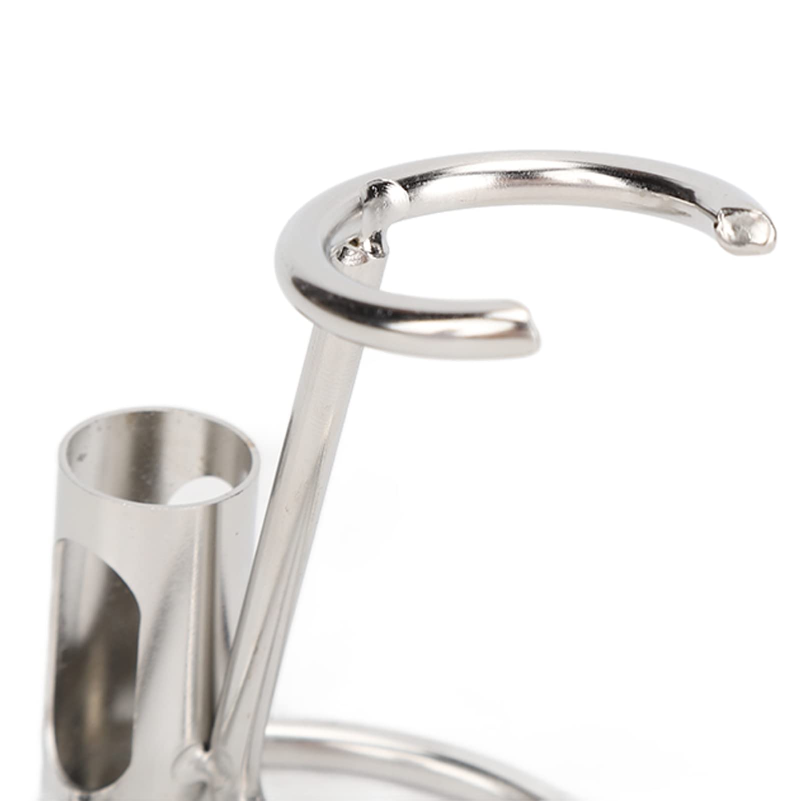 Alloy Razor Brush Stand, Minimalist Shaving Brush Holder Stable Base for Home for Bathroom