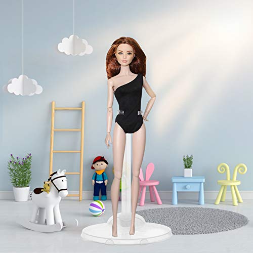 ARTIBETTER 12Pcs Doll Stand Transparent Doll Stand Plastic Doll Display Holder Clear Action Figures Doll Accessories