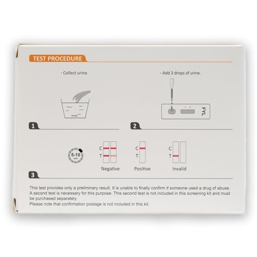 AllTest Fentanyl Urine Test Cassette - at Home Test with Lab Analysis, OTC Cleared, CLIA Waved, 510k Cleared