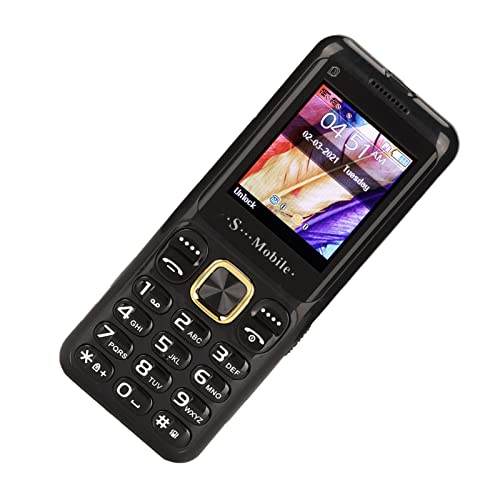 ASHATA W23 Ultra Thin 2G Mobile Phone for Senior, Big Speaker and Voice, Multifunctional Long Standby Unlocked Cellphone, 3 Card 3 Standby, 16GB Memory Card(Green)