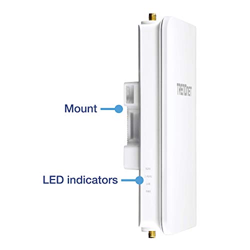 TRENDnet 5 DBI Wireless AC1300 Outdoor PoE+ Omni-Directional Access Point, TEW-841APBO, 4 X 5 DBI Omni Directional Antennas, Point-to-Point & Point-to-Multi-Point WiFi Bridging, IEEE 802.3AT PoE+
