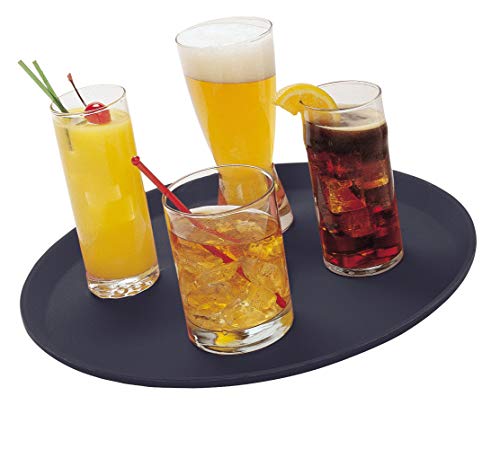 Cambro (1600CT110) 16" Round Fiberglass Bar Tray - Camtread®