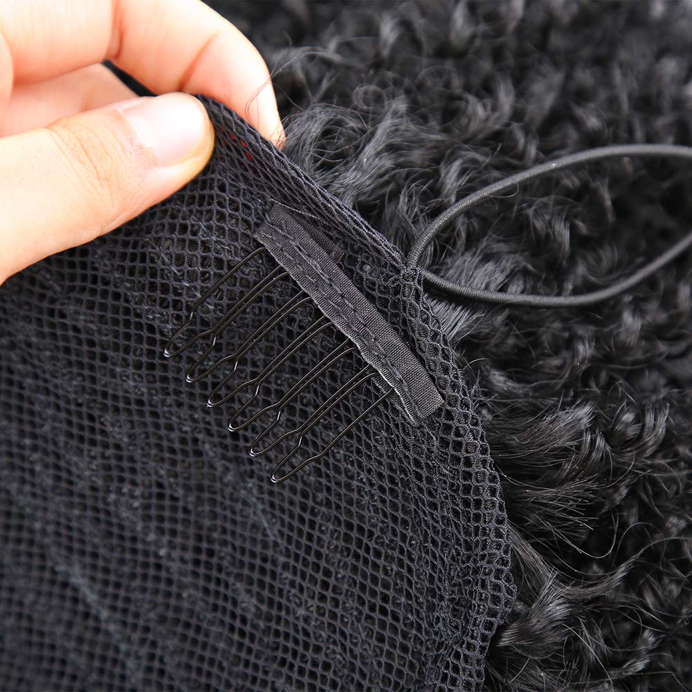 Wig Combs 60 Pcs Black Big Stainless Steel Wig Combs for Making Wigs Metal Wig Clips for Wig Caps Diy