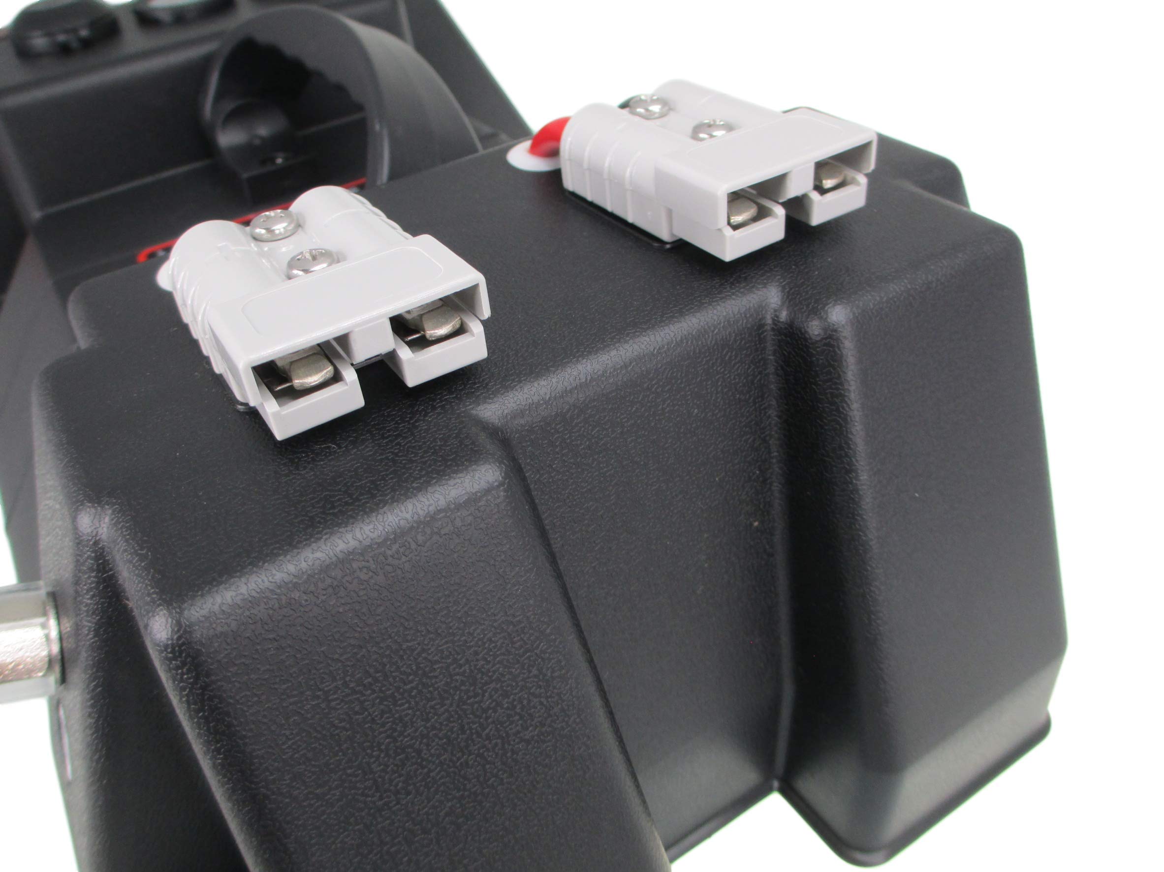 Pactrade Marine RV Battery Box Anderson Connector Dual USB Power Voltmeter Gauge