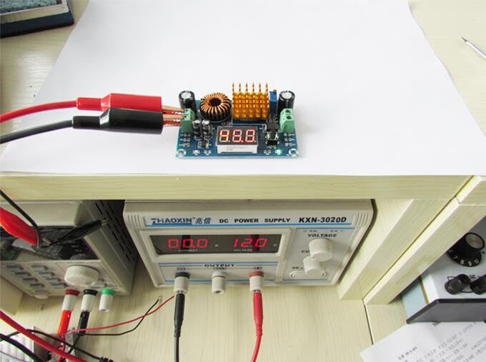 Ymiko Boost Converter Module XL6009 DC to DC 3.0-30 V to 5-35 V Output Voltage Adjustable Step-up Circuit Board Apply to Laptops Voltage Regulator for Solar Panels