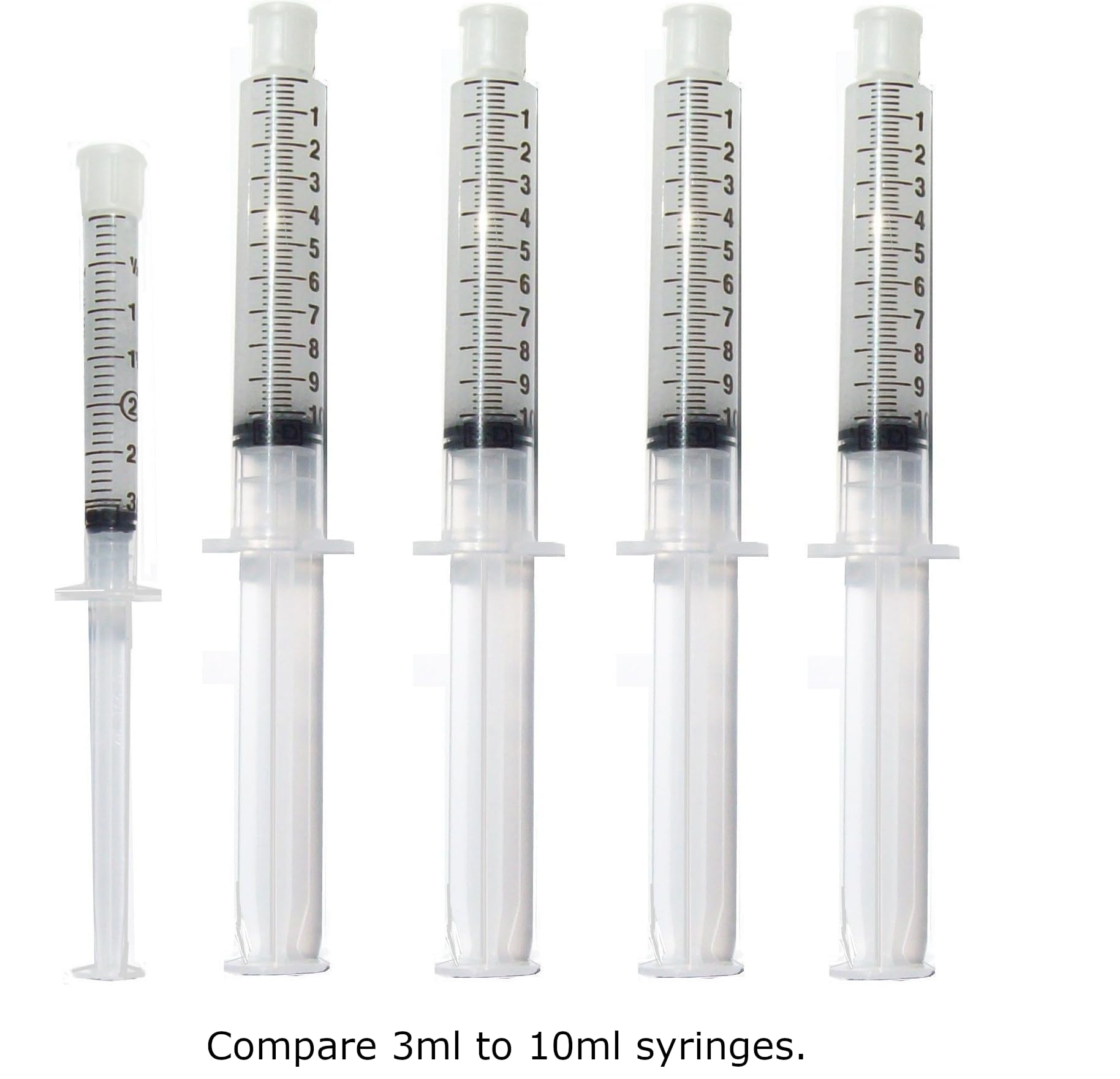 Teeth Whitening Gel Syringe 10ml Dispensers 44% Carbamide Peroxide Tooth Bleaching 4 Pcs