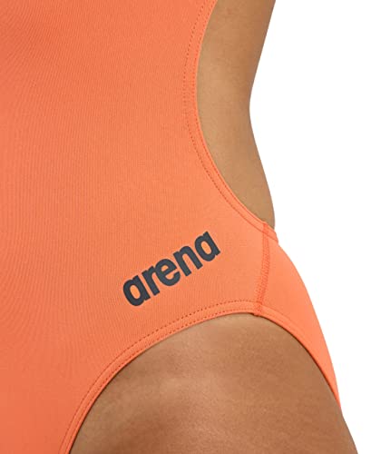 Arena Women's Standard Team Swimsuit Challenge Solid, Nespola-Asphalt