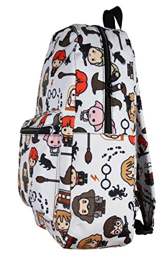 Bioworld Harry Potter Laptop Backpack Chibi Characters Art Sublimated Bag