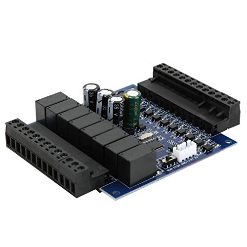 ALREMO HUANGXING - Programmable Control Board, Industrial Grade 32 Bit CPU PLC for FX2N, for Programming General Purpose FX2N 20MR Professional Use(Bare Board)