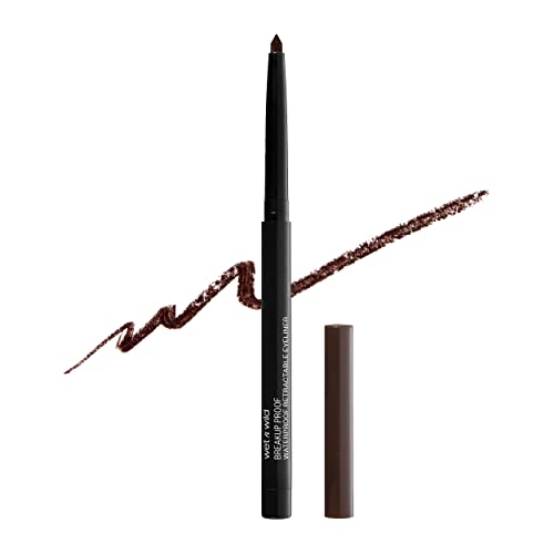 wet n wild Mega Last Breakup Proof Retractable Eyeliner - Waterproof 16-Hour Long-Lasting Wear, Cruelty-Free & Vegan - Dark Brown