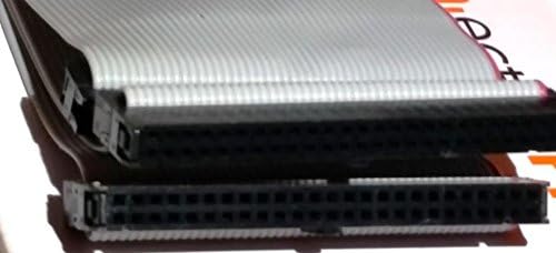Connectors Pro PC Accessories 24 Inches 3 Female Connectors IDC 2x25 50P SCSI Internal Flat Ribbon Cable, 24" SCSI-1 50 Pins