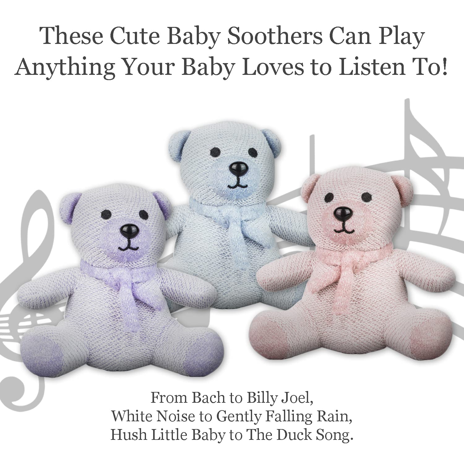 Meet Cuddly Cadi by Super Happy Babies! Bluetooth Speaker & Baby White Noise Sound Machine ~ Baby Soother for Both at Home & On-The-Go! Get Out & Have Fun with Your Super Happy Baby!