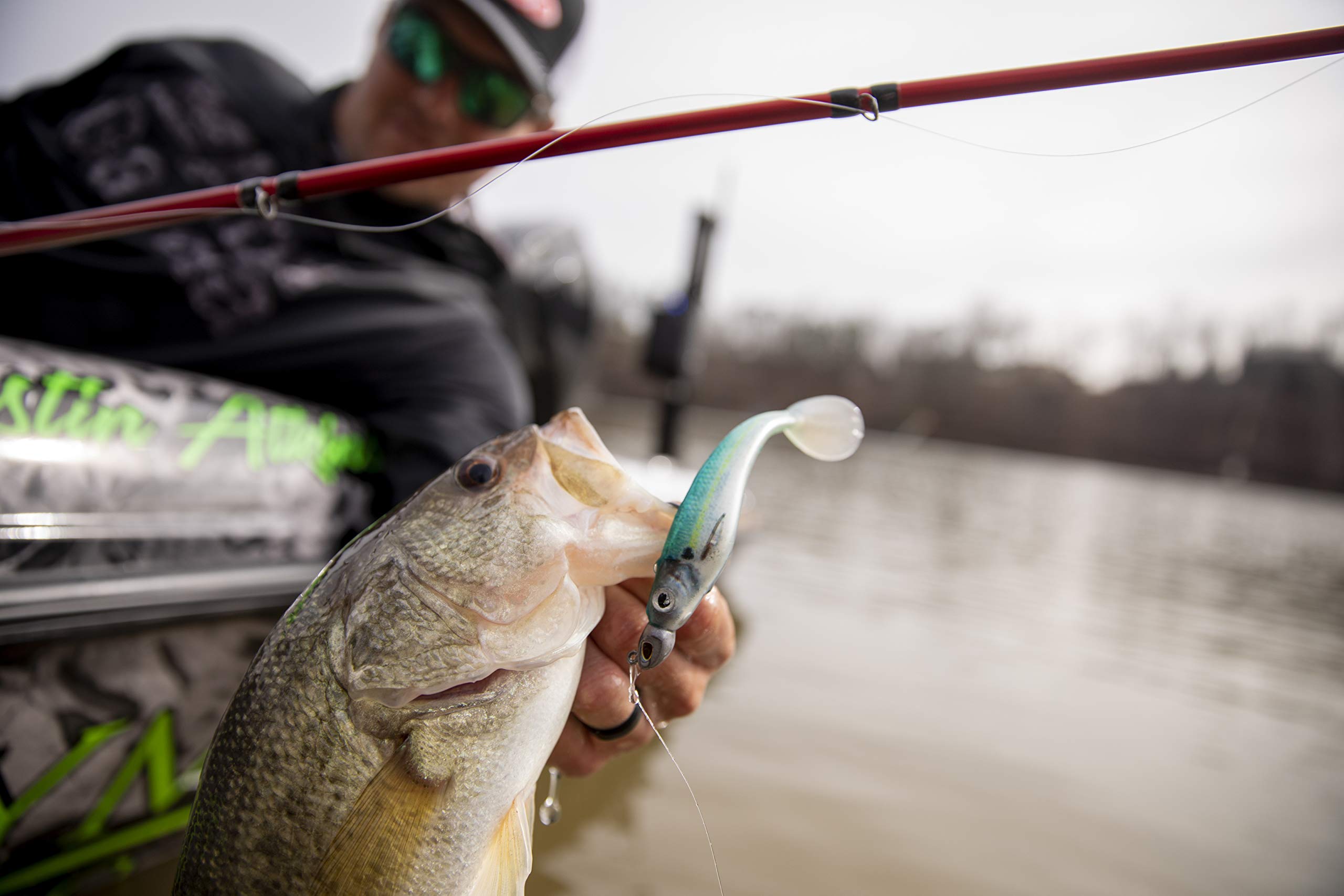 Berkley PowerBait Hollow Belly Fishing Soft Bait, 4", HD Yellow Perch