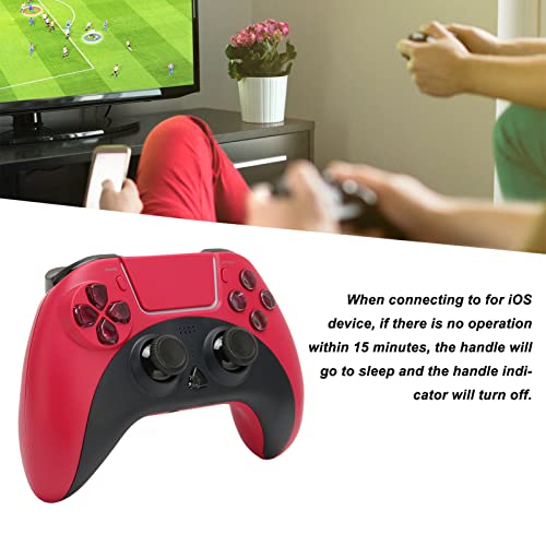 4023D RGB Backlight Wireless Bluetooth Gamepad Controller, Vibrating Six Axis Gamepad Built in Speaker and 3.5mm Headphone Jack, for PS3 PS4 Console