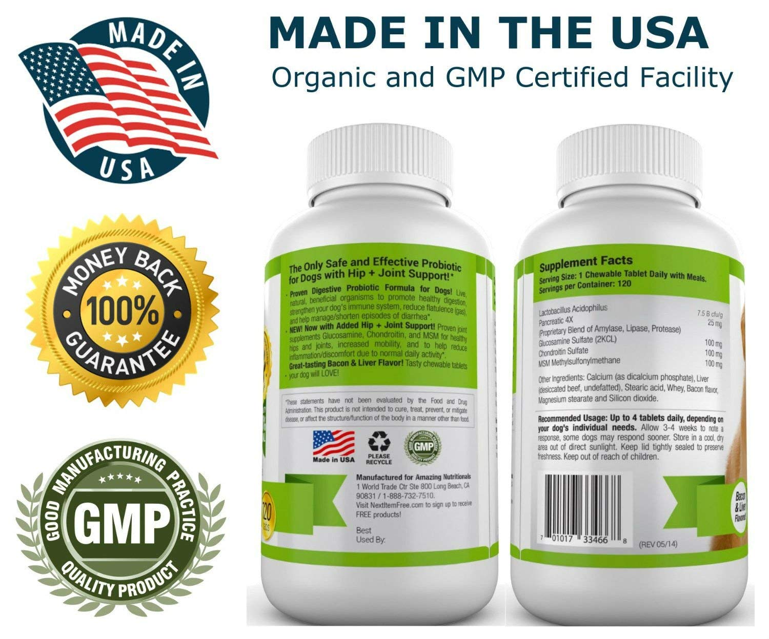 Amazing Cranberry Chews and Amazing Probiotic Joint for Dogs