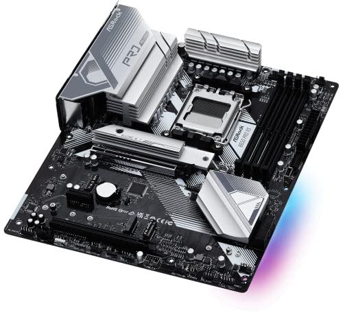 ASRock B650 PRO RS AMD Ryzen 7000 Series Processors Motherboard
