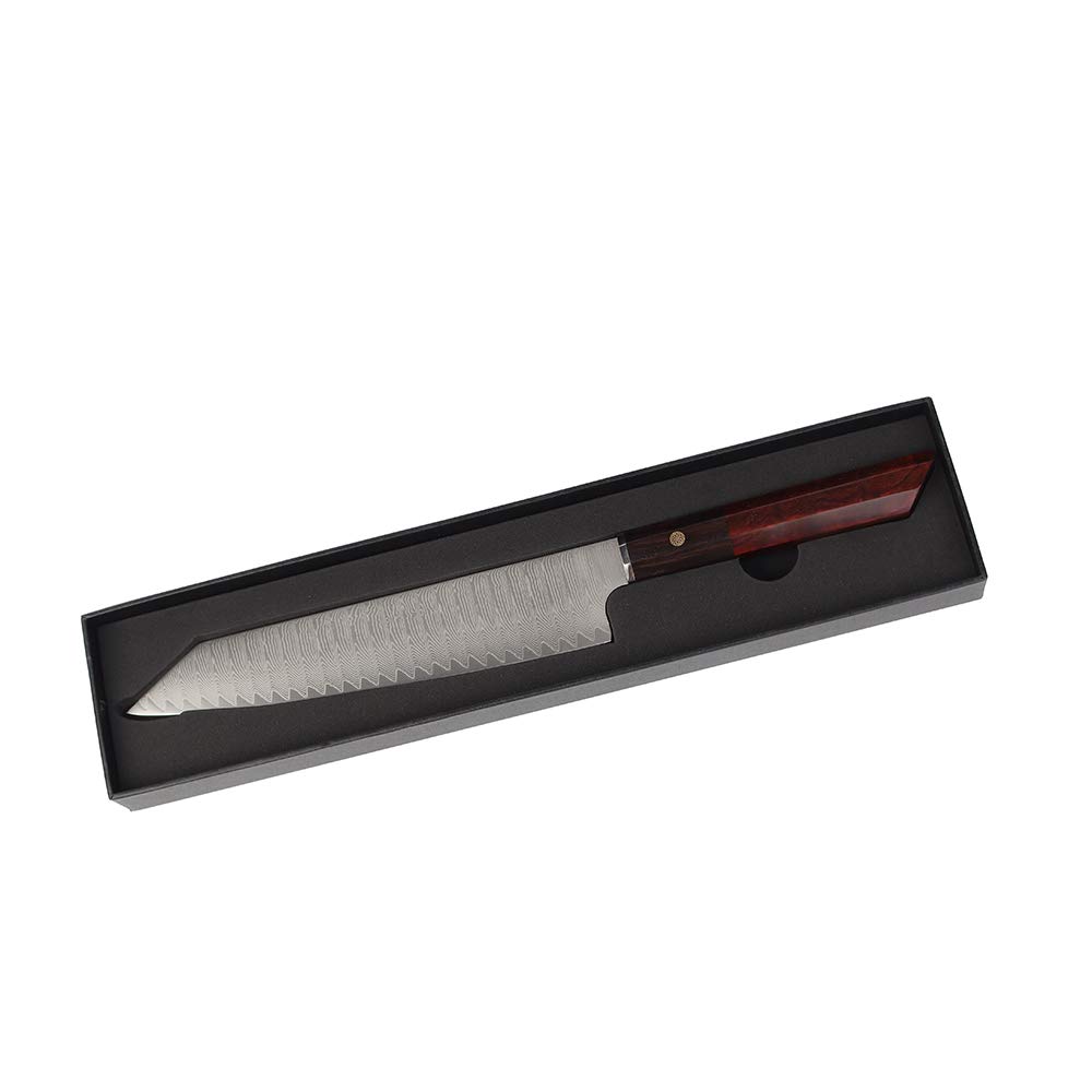 MASALONG 13inch VG10 Damascus Steel Chef Japanese Kitchen Knife 8inch Blade Knives Cooking knife (Kitchen8)