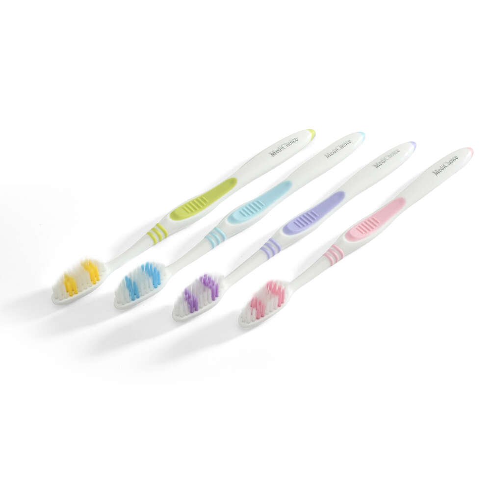 MediChoice Toothbrush, Premium Angled Head, 40 Tuft (Box of 144)
