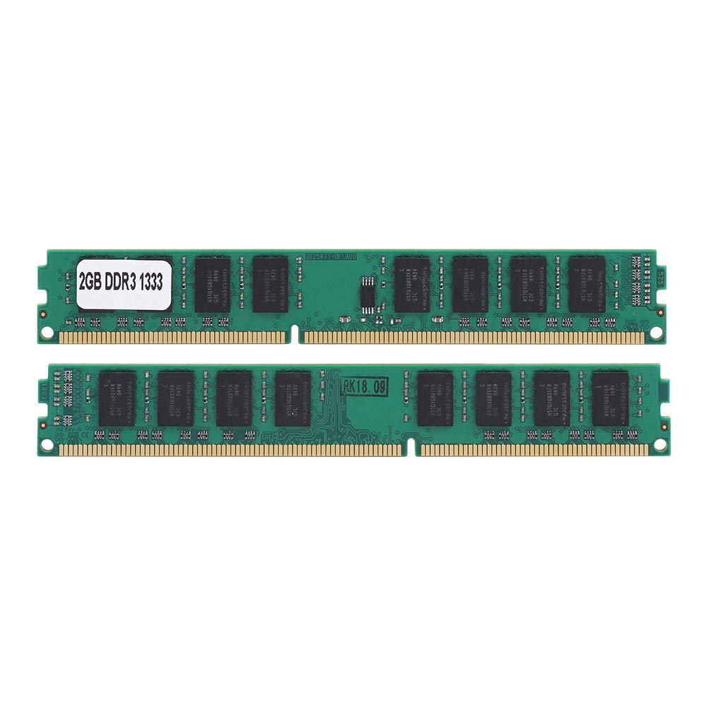 Focket Memory Upgrade RAM,2GB 1333MHz DDR3 Memory Data Transmission 240pin DDR3 2GB 1333MHz for Intel/AMD