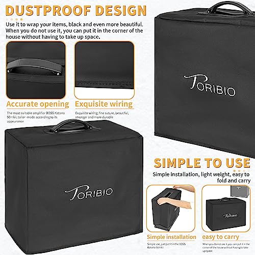 Amp Cover, TORIBIO Dust Cover Protector Case, Guitar Amplifier Dust Cover - Protection from Dust and Spills - Great Fit for Amplifier BOSS KATANA 100MKII