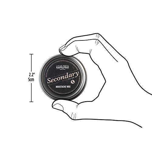 CanYouHandlebar Moustache Wax for Men, Strong Hold Styling Balm, Unscented Natural Beeswax, Grooming Products, 1 oz Tin Each