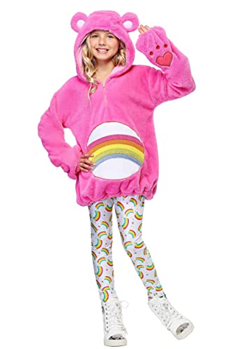 Care Bears Deluxe Cheer Bear Tween Hoodie Costume Medium