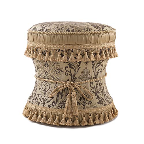 Jennifer Taylor Home Leona Decorative Ottoman, Brown