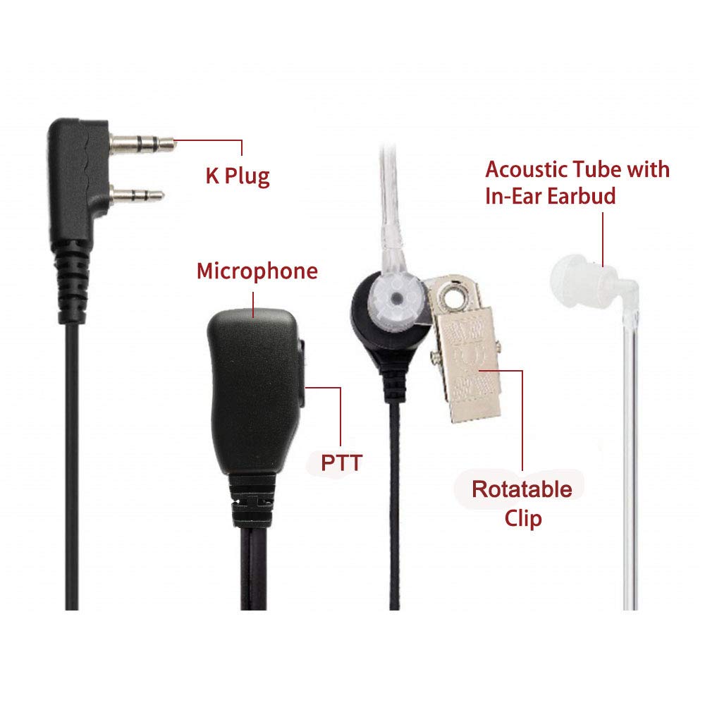 4 Pack Radioddity GA-510 10-Watt Ham Radio Dual Band Handheld High Power Long Range Two Way Radio + 8 Pack 2200mAh Batteries + 4 Pack Programming Cable